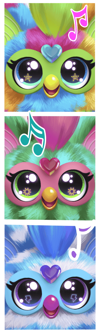 Find videos, games, characters, activities of Furby toys and dictionary ...